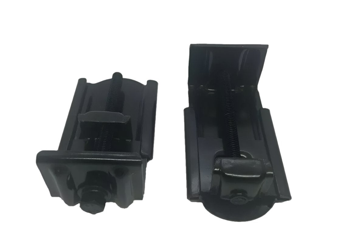 Clamps 2 x Black Metal Canopy Ute Mounting Fitting Kit Removable G-Cla