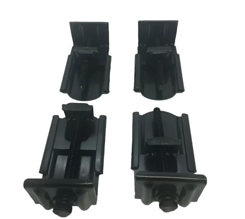 FG Ford Falcon Clamps 4 x Black Metal Canopy Ute Mounting Fitting Kit