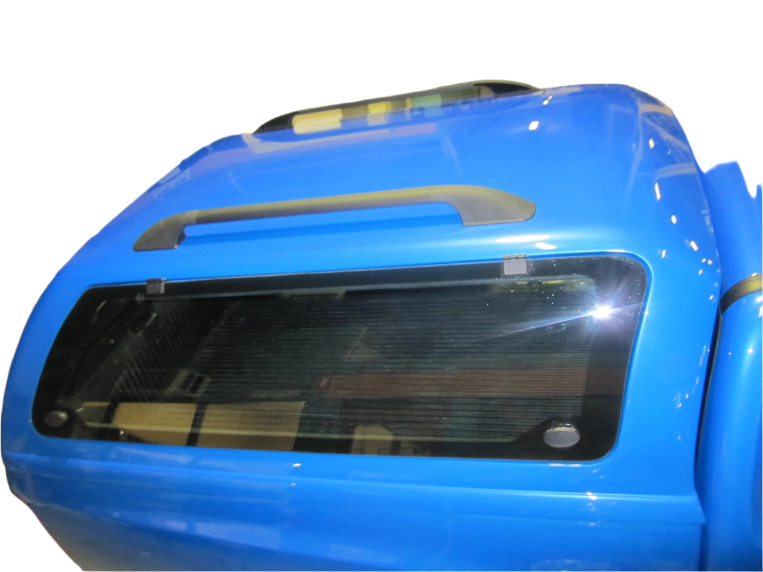 Canopy Roof Rack Rails Bars Ute Black 110cm LONG & Internal Support Pl