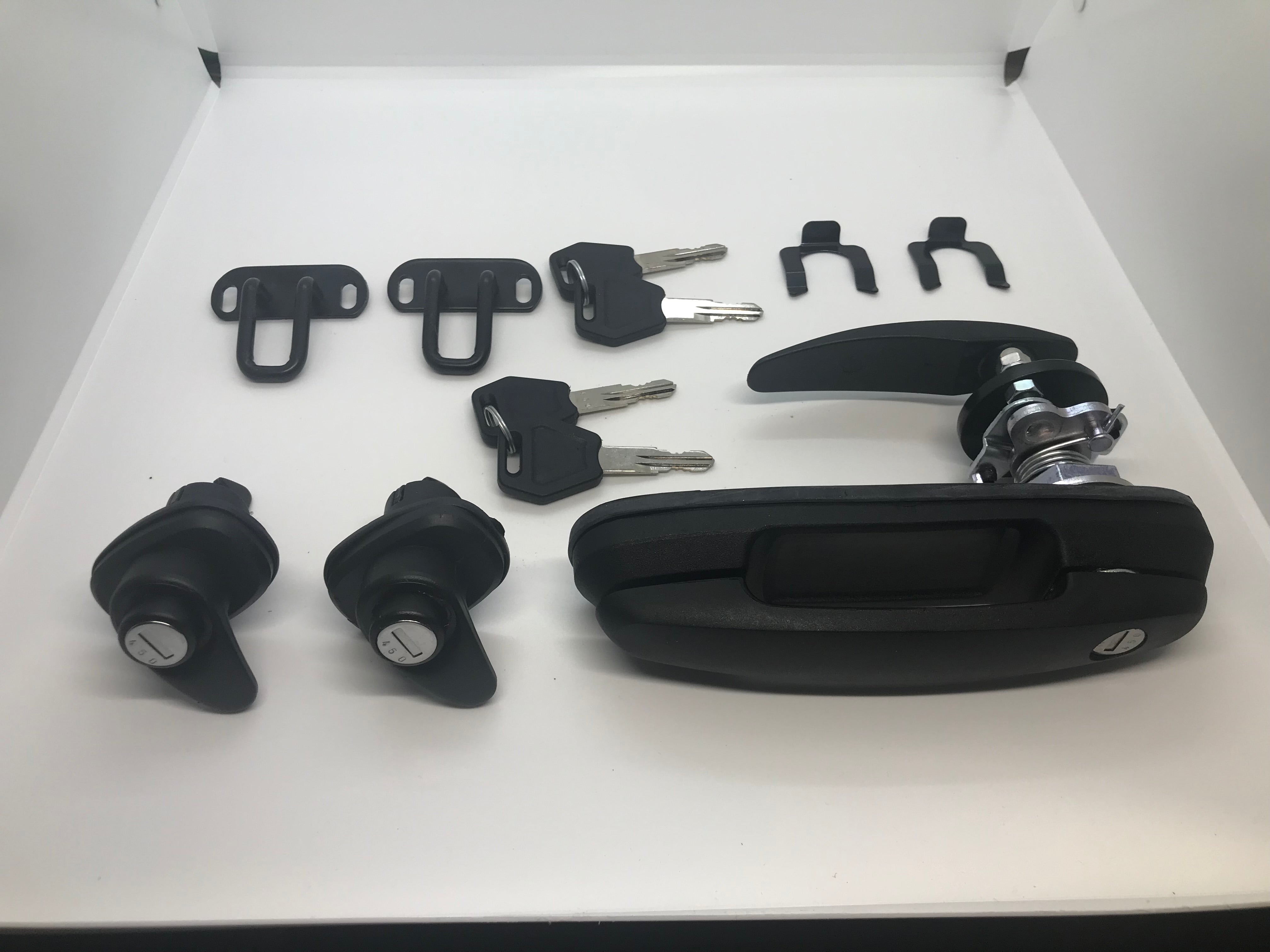 Canopy Rear Window T Handle & 2 Side Locks Same key Flexiglass Ultimat