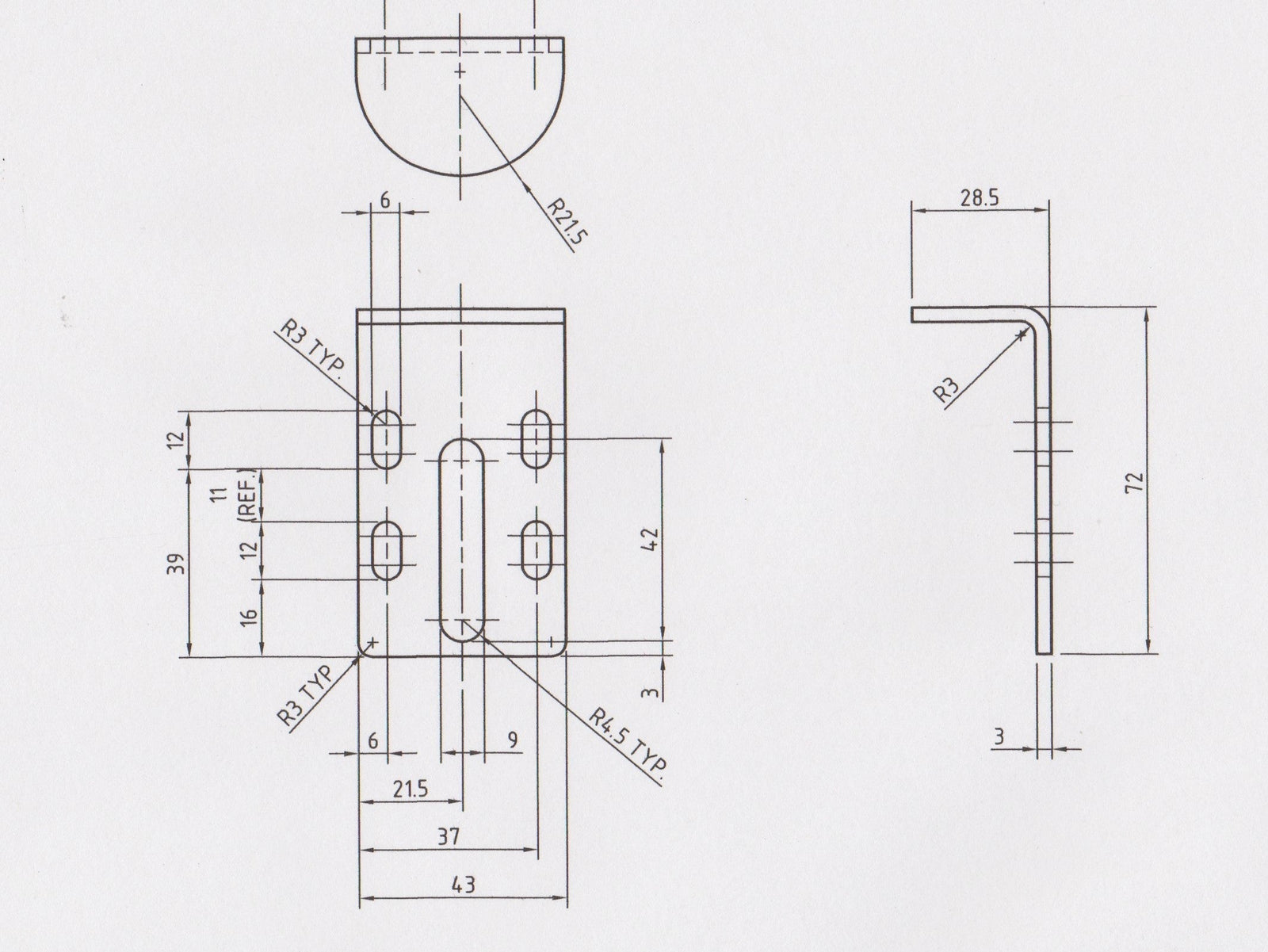 Lock Brackets Standard Lock Brackets Catches for Ute Lid Locks